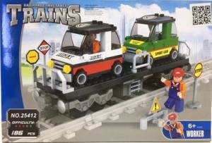 Building Block Flat Car w/Load 186p - Emery Distributors