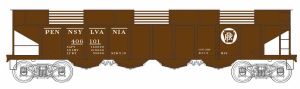 HO H22 4-Bay Hopper PRR #406102/Circle Keystone/Clamshell Do - Emery ...