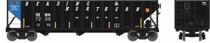 HO 100t 3-Bay Hopper RBMN #7200/Blue End - Emery Distributors