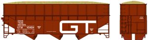 HO 70t Offset Wood Chip Hopper GTW #454003 - Emery Distributors