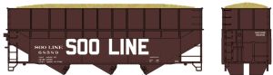 HO 70t Offset Wood Chip Hopper Soo #68535 - Emery Distributors