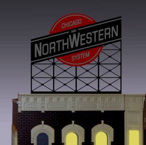 Chicago Northwestern Sign (Lg) - Emery Distributors