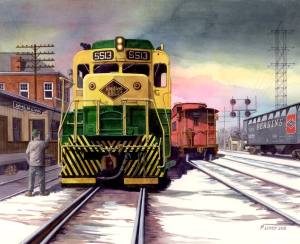 Eastbound Orders Print RDG GP30 P.Lerro - Emery Distributors