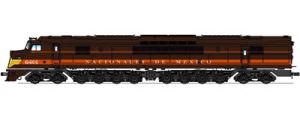 HO Centipede Diesel NdeM #6405/dk.grnorg&yel/DCC - Emery Distributors