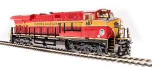 HO P3 ES44AC Diesel FEC #816/red&yel/DC/DCC Sound - Emery Distributors