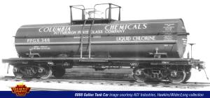 HO 6000g Tank Car 4pk Pittsburgh Plate Glass - Emery Distributors