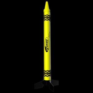 Yellow Star Crayon Rocket RTF - Emery Distributors