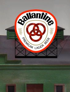 Ballentine Beer Sign (Med) - Emery Distributors