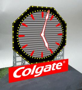 Colgate Clock Billboard (Lg) - Emery Distributors