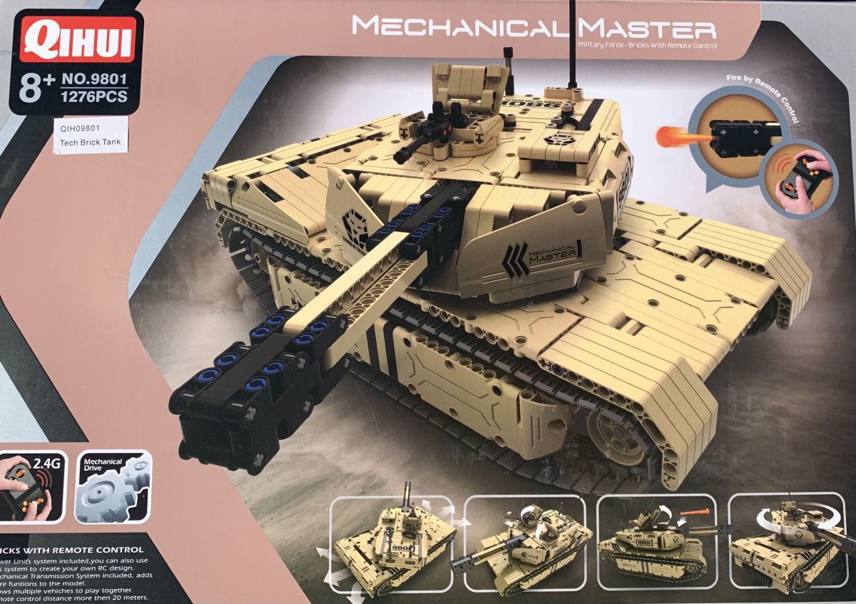 Tech Bricks R/C Tank Tan STEM - Emery Distributors