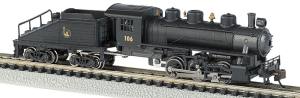 N 0-6-0 Steam Loco w/Tender CNJ #106 - Emery Distributors