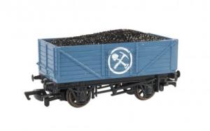 HO TTT Blue Mining Wagon w/Load - Emery Distributors