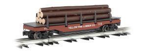 O Operating Log Dump Car Yellow Pine Lumber - Emery Distributors