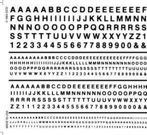 RR Gothic Letters/black Dry Transfer - Emery Distributors