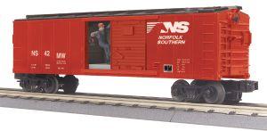 O NS Operating Boxcar w/Signal Man - Emery Distributors