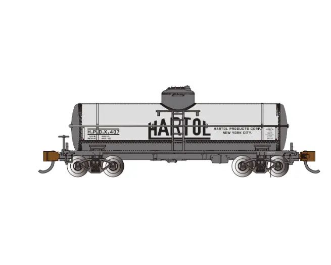 N 36' Single Dome Tank Car Hartol #407 - Emery Distributors