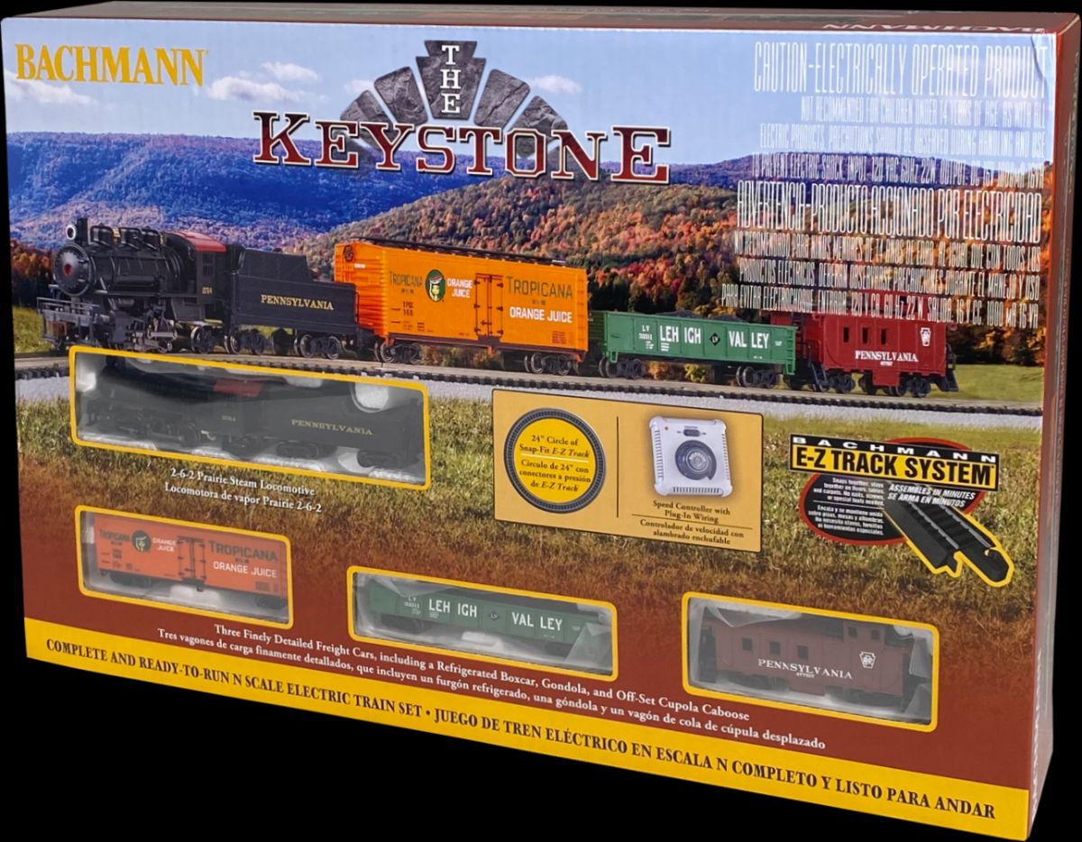 N Keystone PRR Freight Set/2-6-2 - Emery Distributors