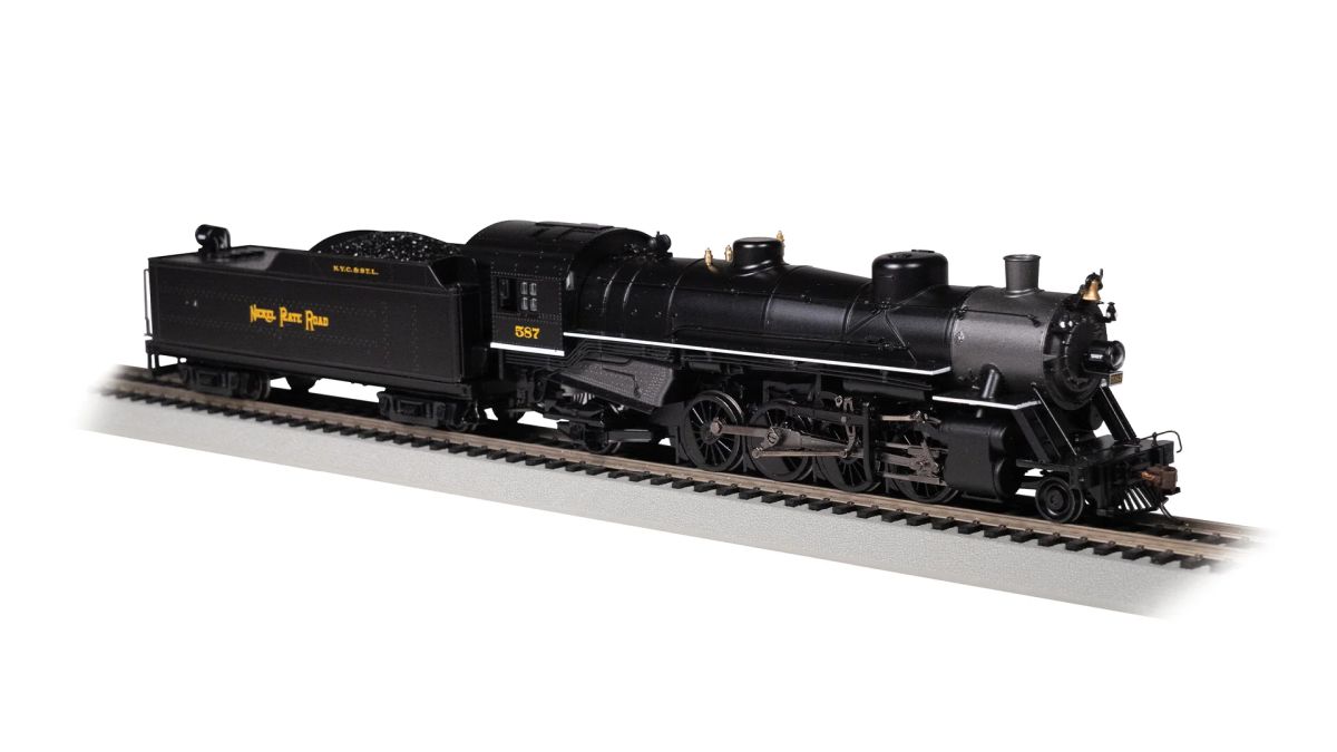 HO USRA 2-8-2 Steam Loco NKP #587 w/LONG TENDER - Emery Distributors