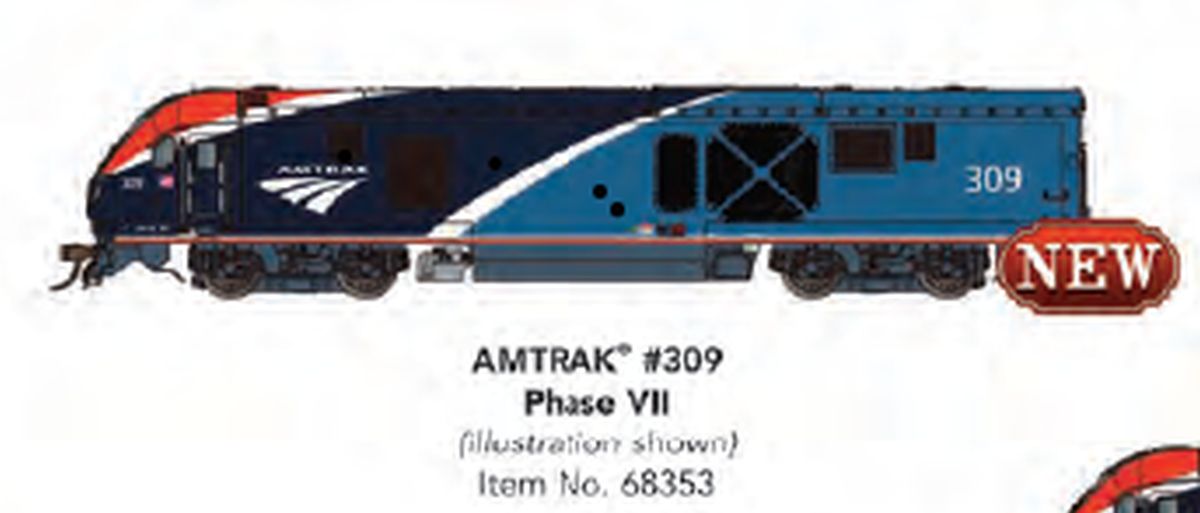 N ALC C-42 Charger Amtrak #309 PhVII w/DCC Sound - Emery Distributors