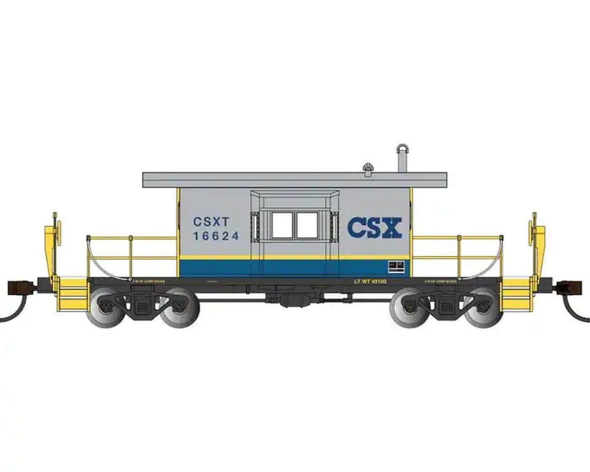 HO Transfer Caboose CSX #16624 - Emery Distributors