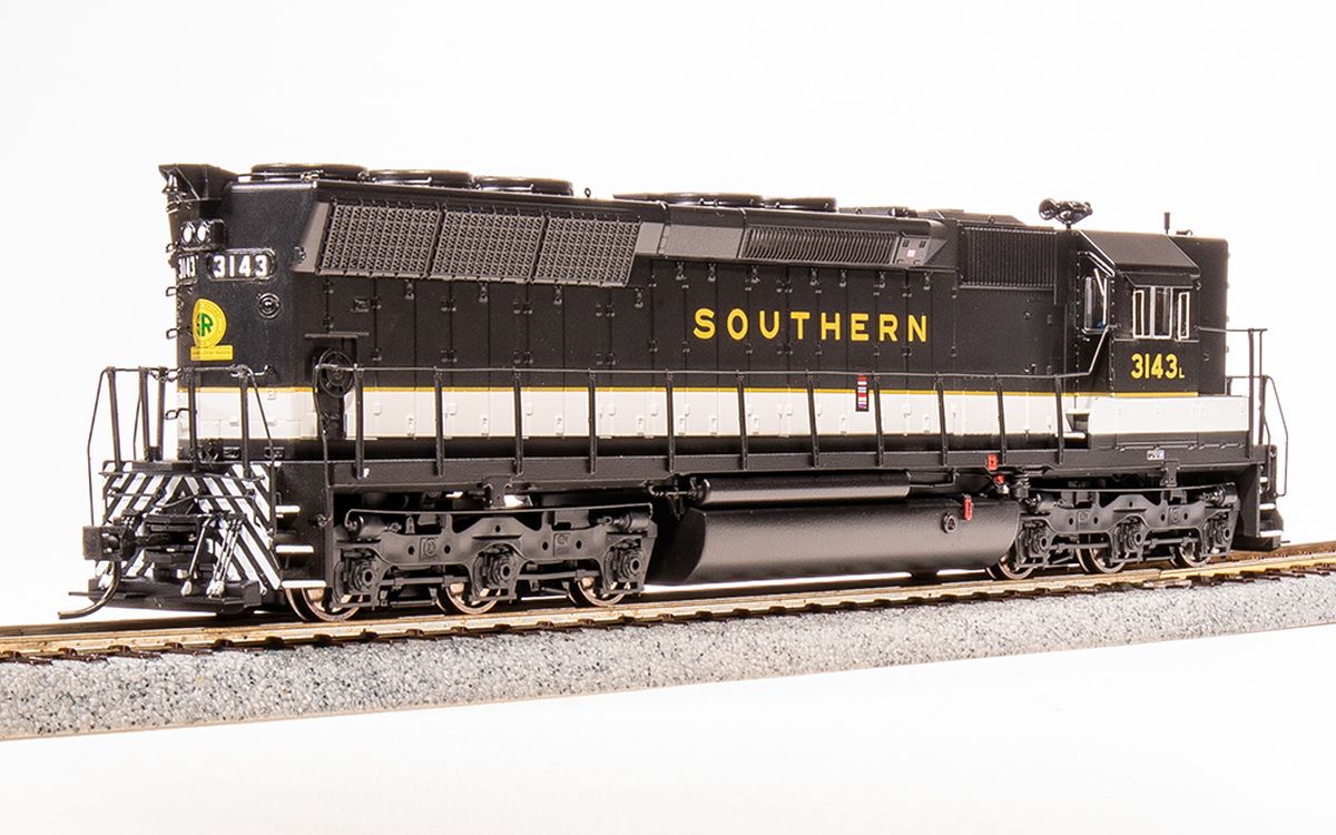 HO P4 SD45 Diesel SOU #3143/blk wht gld DC/DCC - Emery Distributors