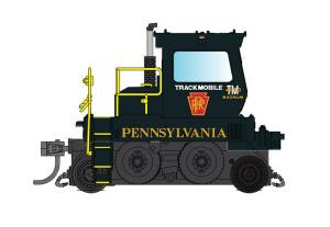 HO Trackmobile PRR w/DC - Emery Distributors