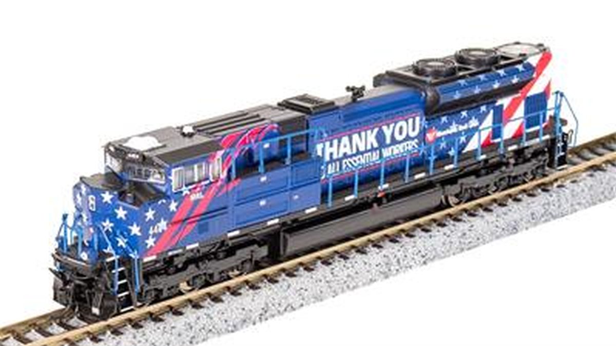 N P4 SD70ACe Diesel MRL #4404 Essential Workers DC/DCC Sound - Emery ...