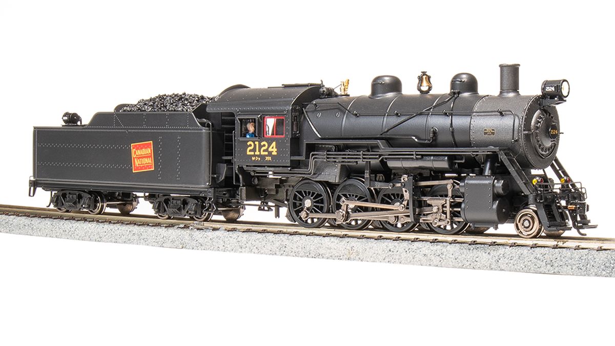 HO P4 2-8-0 Consolidation Steam Loco CN #2124 DC/DCC/Sound - Emery ...