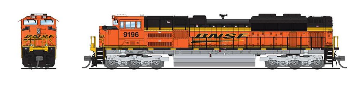 N SD70ACe Diesel BNSF #9196/Swoosh DCC Ready - Emery Distributors