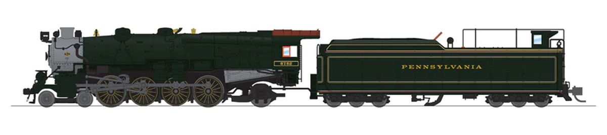N PRR M1b 4-8-2 Steam Loco #6762/DGLE Psg.Scheme DC/DCC Soun - Emery ...