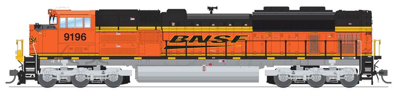 HO SD70ACe Diesel BNSF #9196/Swoosh DCC Ready - Emery Distributors