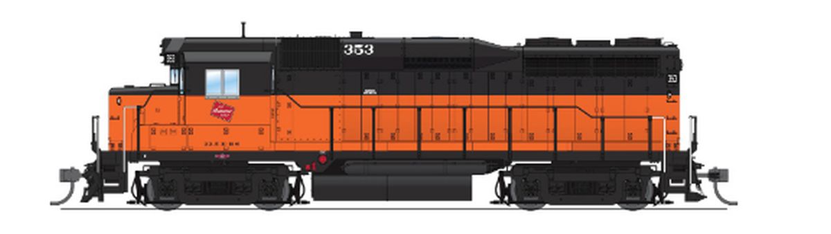 HO P4 GP30 Diesel Milw #354/org&blk DC/DCC Sound - Emery Distributors