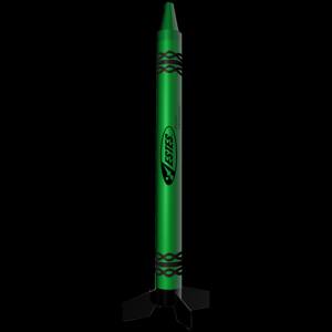 Green Alien Crayon Rocket RTF - Emery Distributors