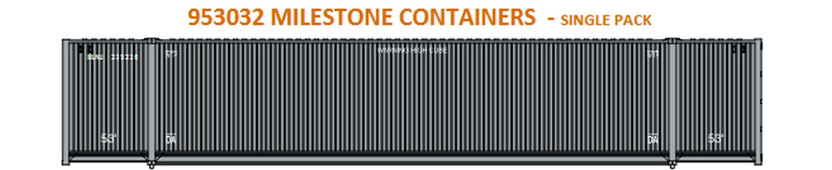 Milestone Containers - Single Pack - Emery Distributors
