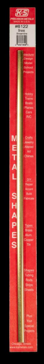 Streamline Brass Tube Small x 12 1cd - Emery Distributors