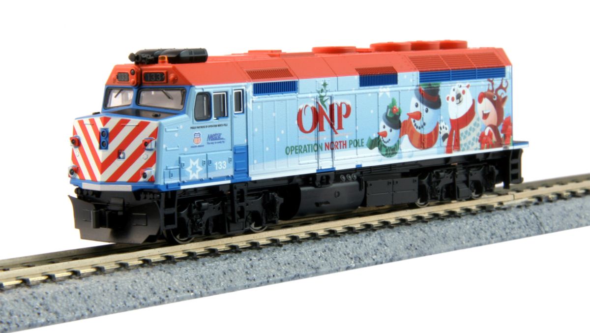 F40PH ONP Christmas Train 2016 - Emery Distributors
