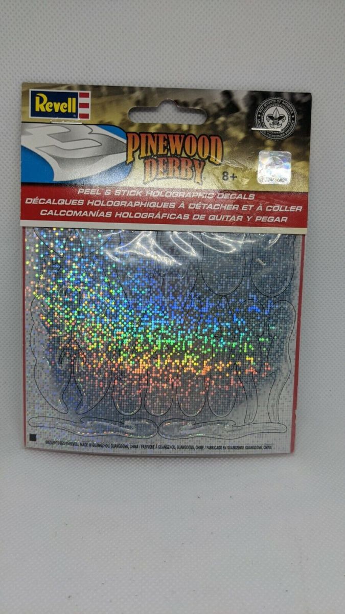 Bsa Pwd Peel & Stick Hologram Decal Flames - Emery Distributors