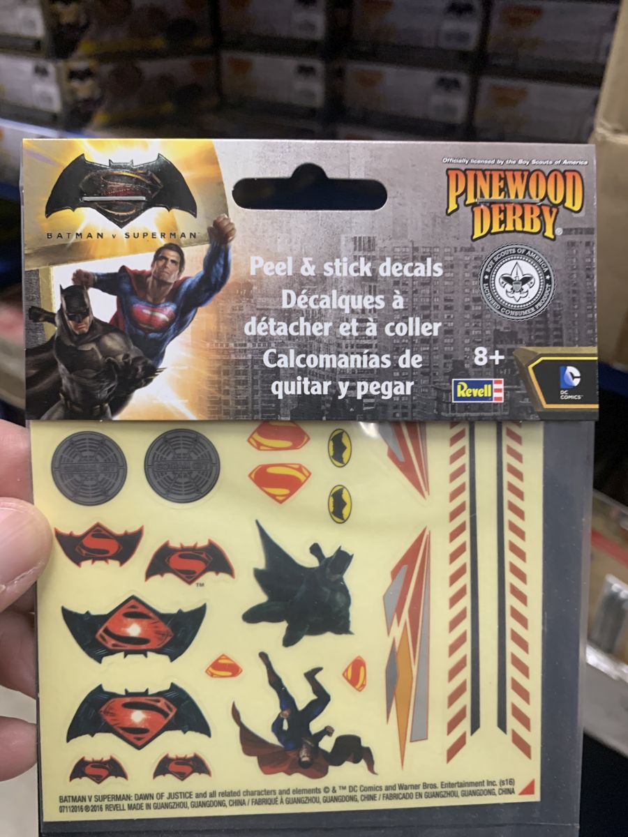 Bsa Pwd Peel & Stick Decal Batman Dawn - Emery Distributors