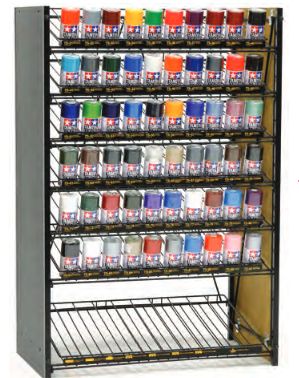 Spray Stand (ST-98) - 7 Layer Holds 70 Colors - Emery Distributors